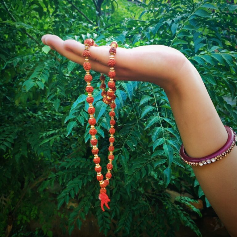 Rudraksha Mala Original for Wearing for Men and Women - My Gyanalaya